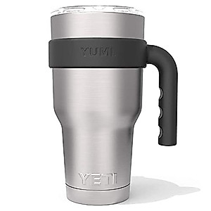 YUMI Handle is a Perfect Fit for All 30 Ounce Yeti and Yeti Rambler Type Tumbler Mugs, Black
