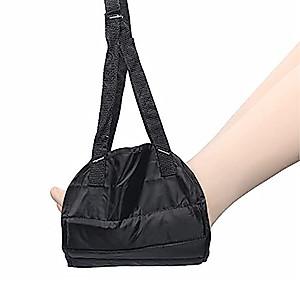 Airplane Footstool with Comfortable Non-Collision Base, Portable Travel Footstool Made of Memory Foam, Airplane Travel Accessories to Reduce Swelling and Soreness, Traveler's Gift