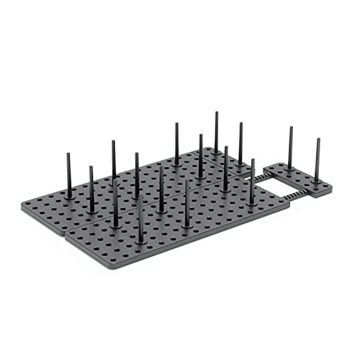 Umbra Peggy Kitchen Cupboard, Shelf and Drawer Organizer Tray - Adjustable Storage System For Food Containers, Cookware, Serveware, Utensils and More (Set of 2)