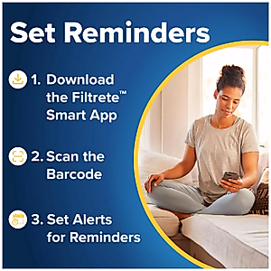 Filtrete 16x25x1 AC Furnace Air Filter, MERV 11, MPR 1000, Micro Allergen Defense, 3-Month Pleated 1-Inch Electrostatic Air Cleaning Filter, 2 Pack (Actual Size 15.719 x 24.72 x 0.84 in)