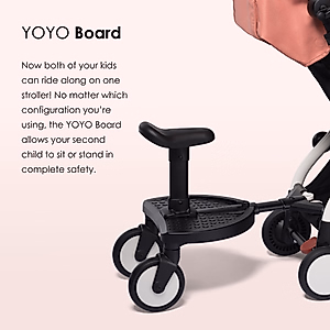 BABYZEN YOYO Board - Safe for Children Up to 44 Pounds - Requires YOYO2 Frame (Sold Separately)