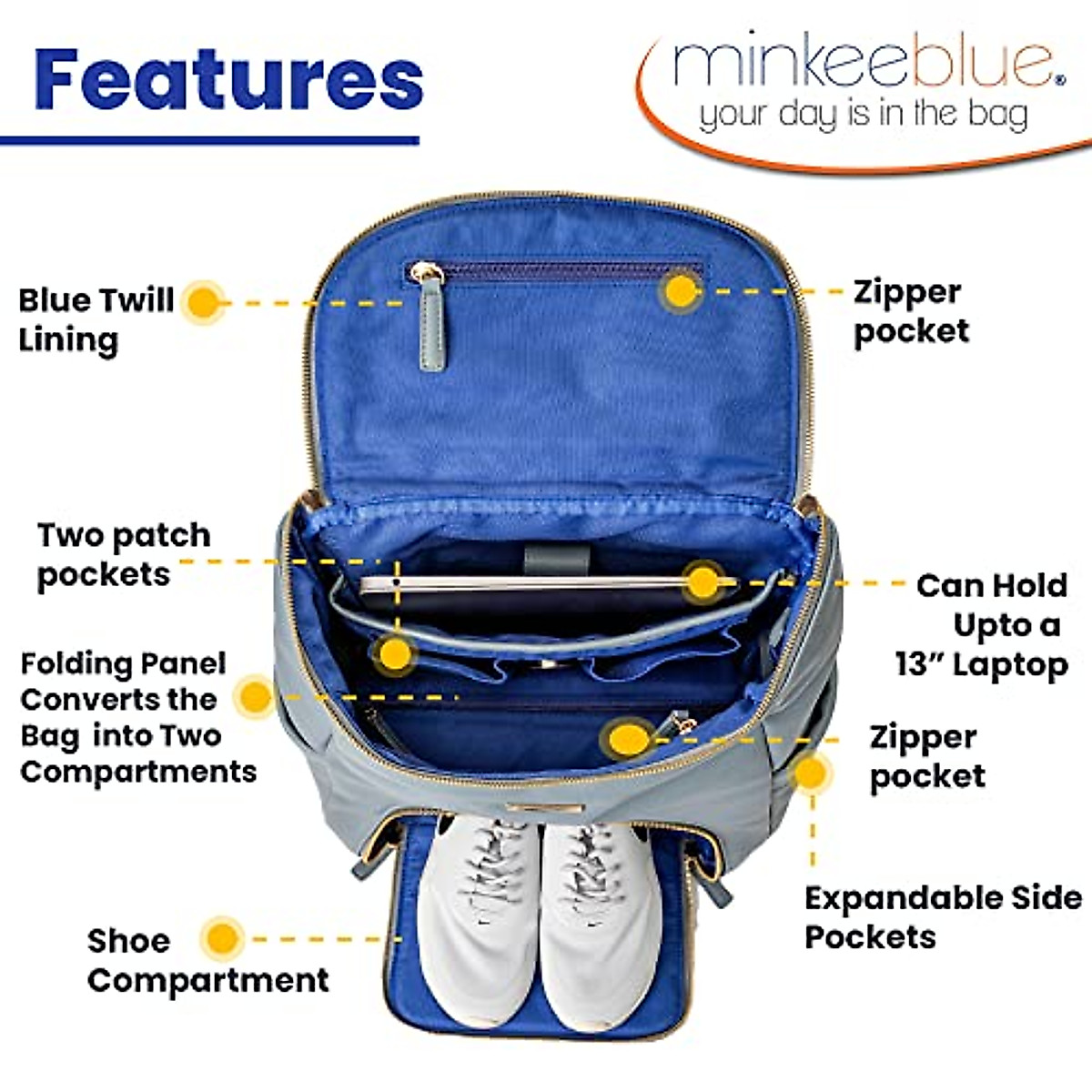 Nichet Backpack (Powder Blue)