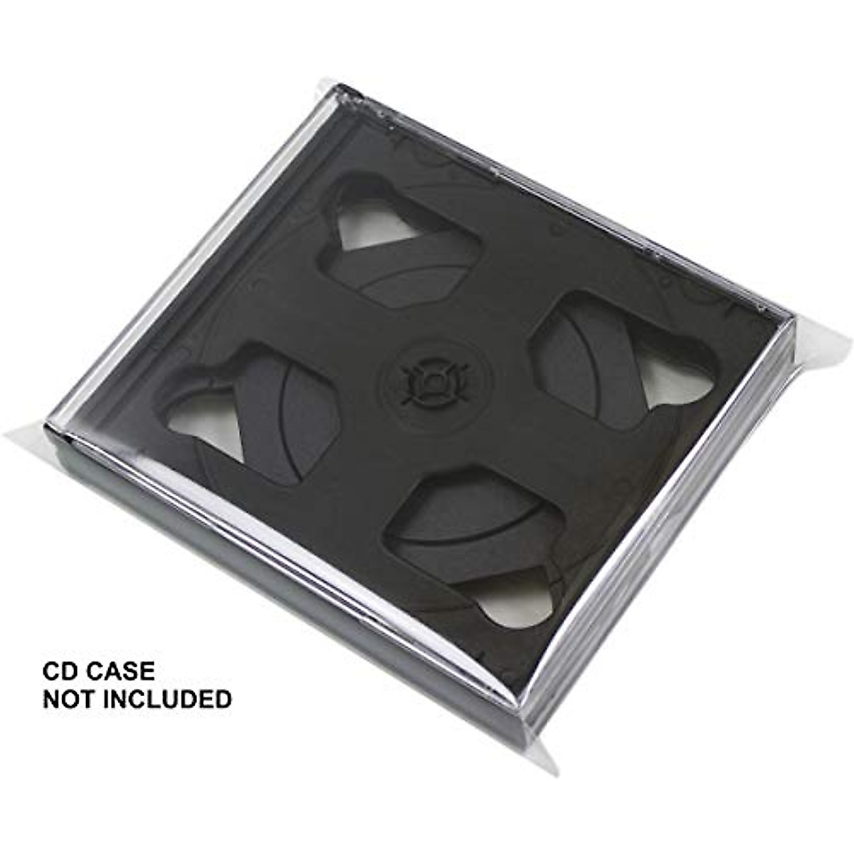 (100) CD Resealable Outer Sleeves - Oversize - Fits Chubby 24mm CD Jewel Boxes - Super Clear, Archival Quality, Premium 2 mil Thick #CDSB02RS24