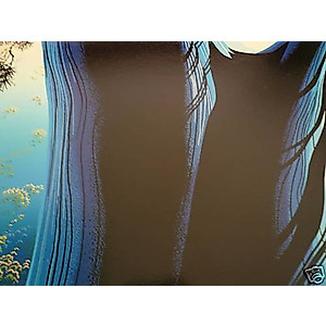 Eyvind Earle Blue Pine Original Ltd Ed Signed