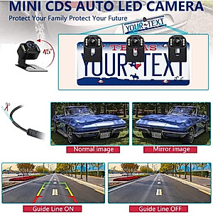 Backup Camera Rear View Monitor Kit, for Car Truck Minivan,Waterproof,Night Vision,Easy Installation, 4.3inch