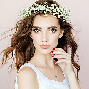 IEFRICH Valentines Day Gifts - Birthstone Amethyst Necklace for Women - Purple Amethyst Jewelry for Wife or Girlfriend