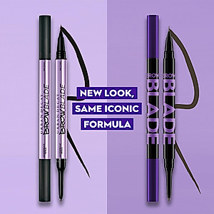 Urban Decay Brow Blade 2-in-1 Microblading Eyebrow Pen + Waterproof Pencil – Smudge-proof, Transfer-resistant – Fine Tip – Thin, Hair-Like Strokes – Natural, Fuller Brows, Neutral Nana (neutral brown)
