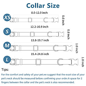 Soft Leather Dog Collar and Leash (6.6') Set - Stylish Rose Gold Heavy Duty Metal Buckle, 4 Adjustable Lengths Leash for Small Medium Large Dogs - Comfortable & Easy to Clean Pink M(13.8"-19.7")