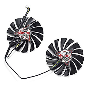 inRobert Graphics Card Cooling Fan Replacement for MSI GTX 1080 GTX 1070 GTX 1060 RX 580 RX570 Armor Video Card Cooler Fan