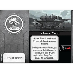 Star Wars X-Wing 2nd Edition Miniatures Game Razor Crest Expansion Pack - Strategy Game for Kids & Adults, Ages 14+, 2 Players, 30-45 Minute Playtime, Made by Atomic Mass Games