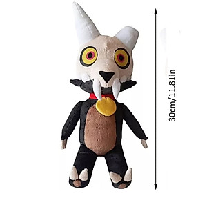 Owl House King Plush Toy, Plush Wolf Stuffed Animal, Cute Cartoon King Plush Owl House Big Bad Wolf Doll, Handmade Plush Cute King Stuffed Plushie Gifts