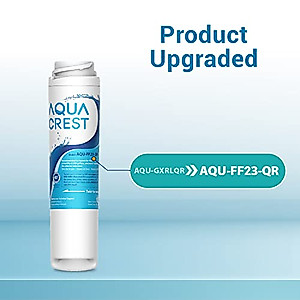 AQUACREST GXRLQR Undersink Inline Water Filter, NSF 42 Certified, Reduces Chlorine, Taste&Odor, Replacement for GE SmartWater Twist and Lock in-Line GXRLQR Water Filter (Pack of 3)