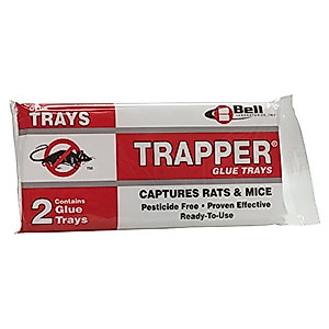 Trapper Glue Trays by Bell - TR2724 Rat Glue Boards, 48 TRAPS