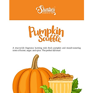 Pumpkin Souffle Premium Tealight Candles - Highly Scented with Essential & Natural Oils - 6 Beige Tea Lights - Beautiful Candlelight - Made in The USA - Bakery & Food Collection