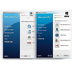Elgato Video Capture – USB 2.0 Capture Card Device, Easy to Use, Convert Analog to Digital, with VHS VCR TV to DVD Adapter, for Mac, Windows or iPad