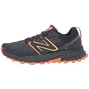 New Balance Men's Fresh Foam X Hierro V7 Running Shoe, Thunder/Vibrant Orange/Vibrant Apricot, 10 Wide