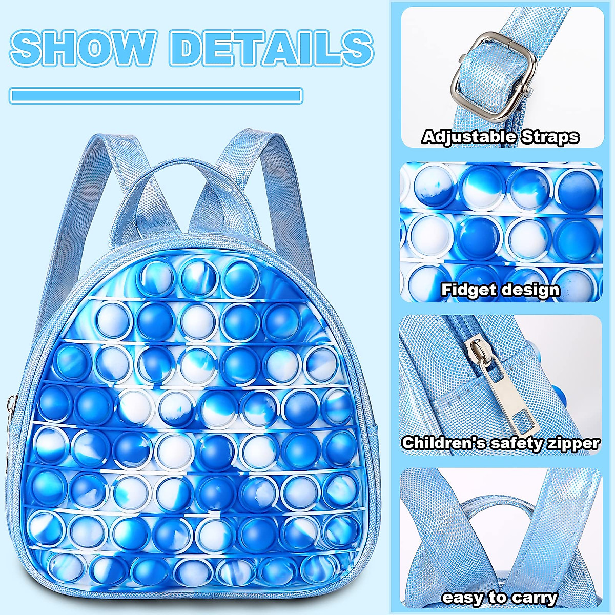 Woosir Purse Backpack for Girls Kids,Mini Toddler Backpack for Kids Travel Bag Preschool Birthday