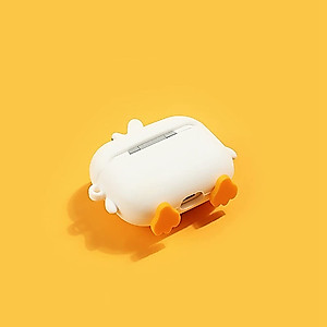 Compatible with AirPods Case, Silicone 3D Animal Cute Penguin Chicken Duck Reindeer Piggy Fun Cartoon Character Airpod Cover (AirPods Pro, Chicken with Bag)