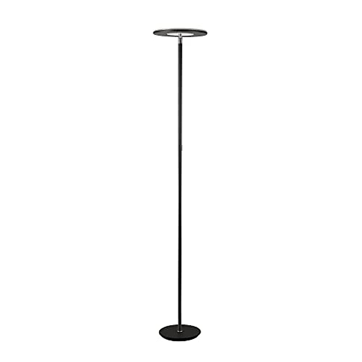 J&V Showroom LED Sky Floor Lamp -Dimmable Modern Design LED Floor Lamp for Living Room, Bedroom, Porch, Office, Study Room, Hotel, Black