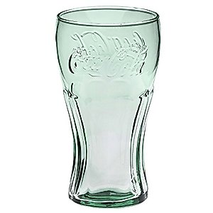 Classic Coca-Cola Glass in Georgia Green 17.2oz/510ml Coke Glass