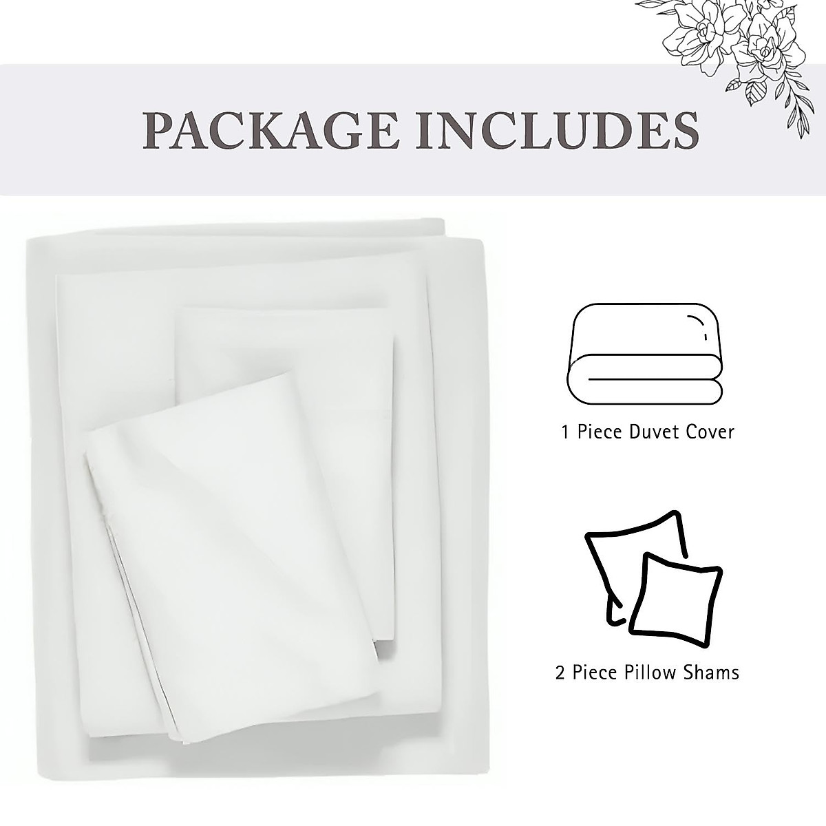 Minor Monkey Full/Queen Duvet Cover 1000 Thread Count 100% Egyptian Cotton Luxury Hotel Quality Silver Grey Quilt Cover & Pillow Sham - 3 PC All Season Duvet Cover Set with Zipper Closure, Corner Ties