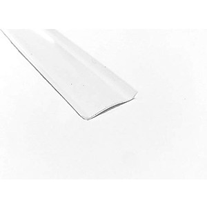 QPN White Vinyl 5/8" Insert Molding Trim Screw Cover RV Camper Travel Trailer (35 ft, White)