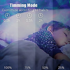 Auplf Galaxy Light Projector for Bedroom, Star Projector Sky Light with Bluetooth Speaker, White Noises&Remote Control, Romantic Night Light Projector for Bedroom Party Decor Birthday Day Gift