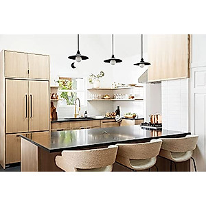 Moen Align Brushed Gold One Handle Spring Pulldown Kitchen Faucet, Farmhouse Style High-Arc Kitchen Sink Faucet with Power Boost for a Faster Clean, 5923SRS