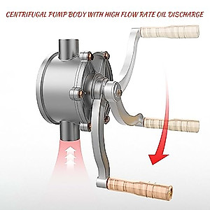 Hand Diesel Transfer Pump,55 gallon drum pump, Aluminum alloy corrosion resistant,hand pump- Fits 5 to 55 Gallon Drums