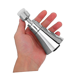 1 Set Booster Faucet Convenient Faucet Head Kitchen Tap Sprayer Sturdy Faucet Extender Jets for Bathtub Kitchen Faucet Extender Faucet Supply Rotated Faucet Head Abs Silver Gadpiparty