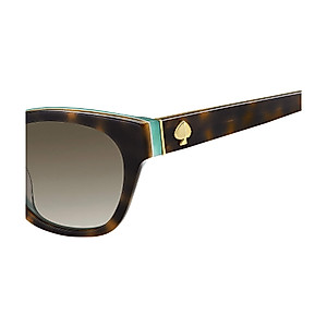 Kate Spade New York Women's Jerri/S Cat Eye Sunglasses, Havana Blue/Brown Gradient, 50mm, 18mm