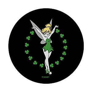Disney Peter Pan Tinker Bell Shamrock St. Patrick's Day PopSockets Standard PopGrip
