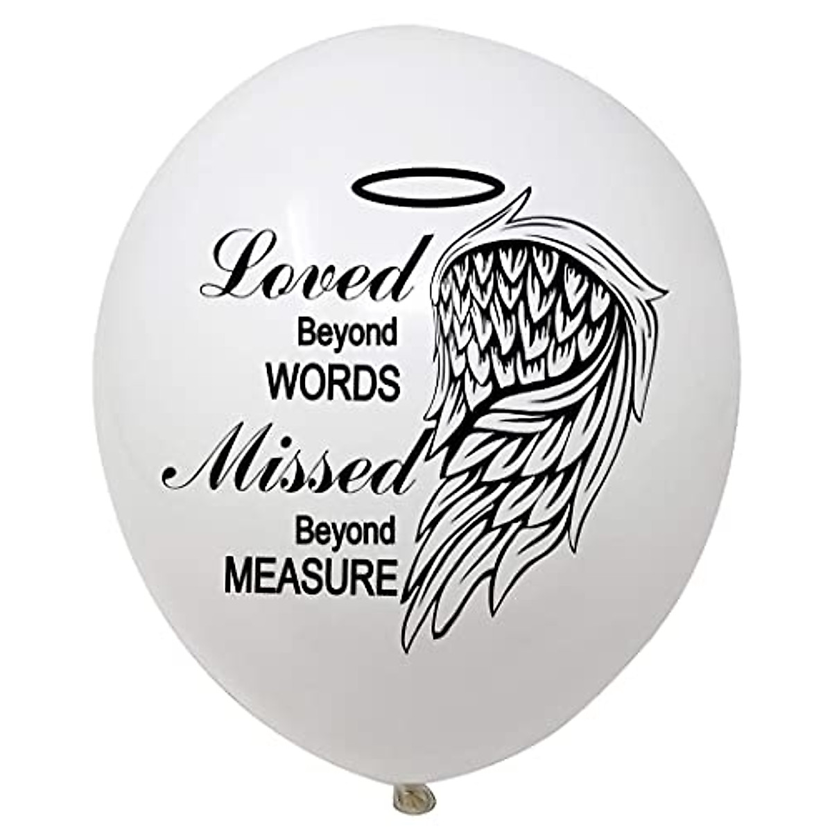 30 Biodegradable latex balloons for release to Celebrate life, Bereavement, Condolences, Funeral, Anniversary, Memorial services, Memory table, Ash Scatterings (White)