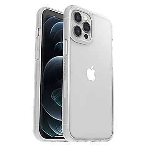 OtterBox iPhone 12 Pro Max Prefix Series Case - CLEAR, ultra-thin, pocket-friendly, raised edges protect camera & screen, wireless charging compatible