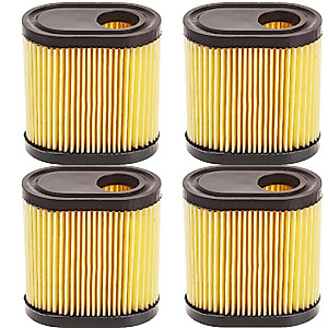 NIEHYICY 4 Pack 36905 Air Filter Replace for Tecumseh 740083A,Craftsman 33331 Fits Tecumseh LEV100 LEV115 LEV120 LV195EA OVRM65 OVRM105 OVRM120 Lawn Mower Air Cleaner Element