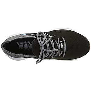 New Balance Women's Fresh Foam Roav V1 Sneaker, Black/Light Aluminum, 8