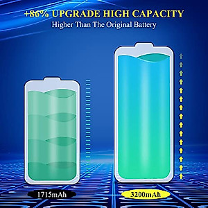 [3200mAh] Battery for iPhone 6S (2023 New Version), Conqto New Upgraded Higher Capacity 0 Cycle Battery Replacement for iPhone 6S Model A1633, A1688, A1700 with Complete Professional Repair Tool Kits
