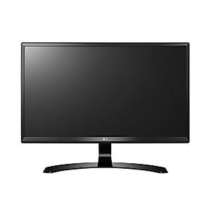 LG 24UD58-B Monitor 24" 4K Ultrafine (3840 x 2160) IPS Display, FreeSync, On-Screen Control, Screen Split 2.0, Game Mode, Black Stabilizer - Black