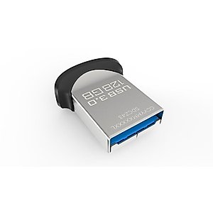 SanDisk Ultra Fit 128GB USB 3.0 Flash Drive (SDCZ43-128G-G46) [Older Version]