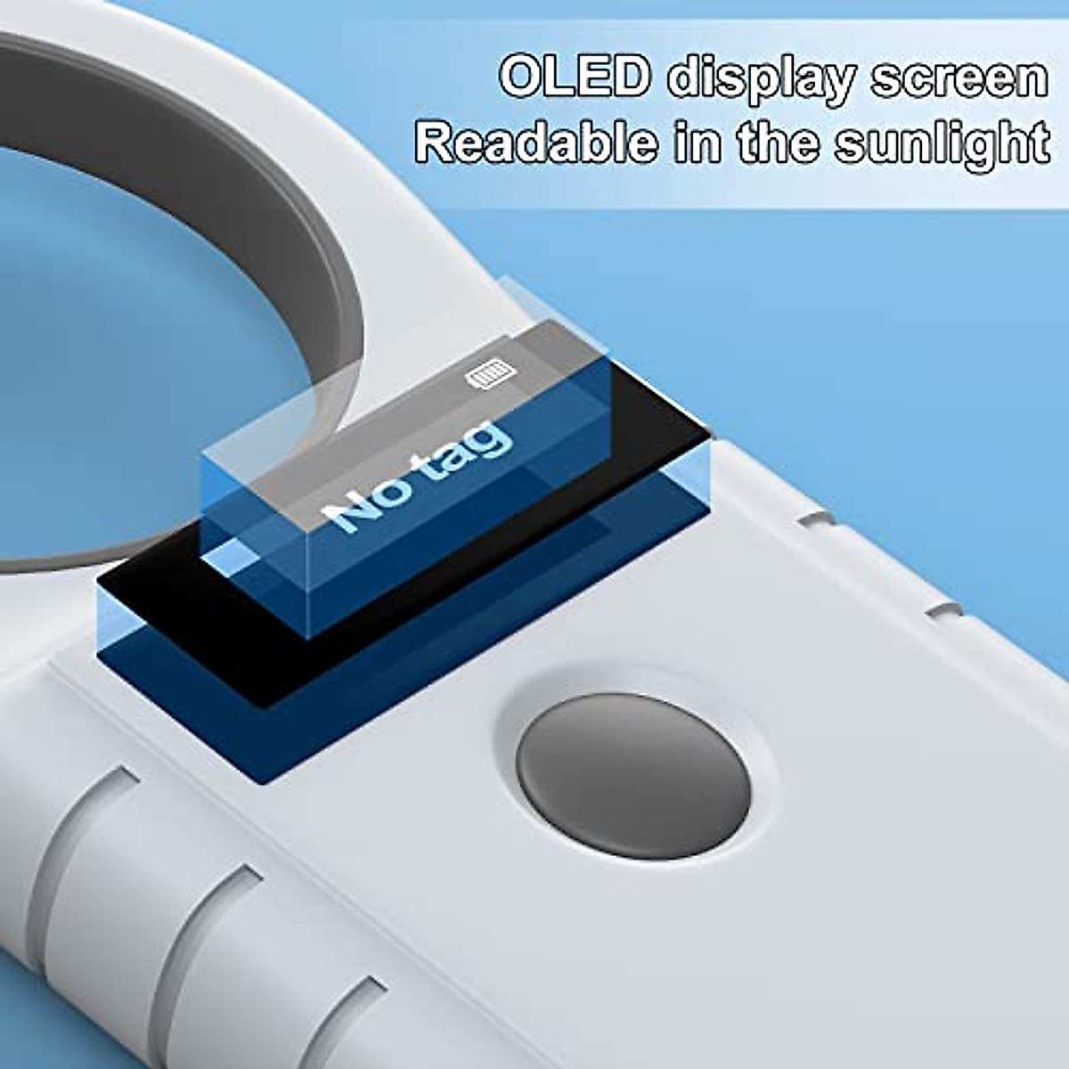 Alacrity Bluetooth Animal Microchip Tag Reader Scanner Wireless RFID Animal Handheld Reader Pet ID Scanner Rechargeable Animal Chip Scanner Pet Tag Scanner FDX-B(ISO 11784/11785) ID64 RFID