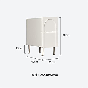 HIGOH Bedside Table Bedside Cabinet Style Bedside Cabinet Living Room Bedside Cabinet Simple Cabinet