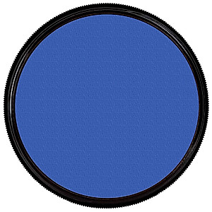 Mehron Makeup StarBlend Cake Makeup | Wet/Dry Pressed Powder Face Makeup | Powder Foundation | Blue Face Paint & Body Paint 2 oz (56g)