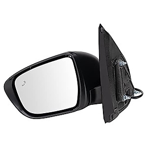 TRQ Driver & Passenger Side Mirror Set Manual with Blind Spot Indicator Compatible with 2022 Nissan Frontier NI1320336 NI1321336