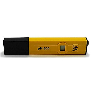 Milwaukee pH600-AQ LED Economical Pocket pH Tester with 1 Point Manual Calibration, 0.0 to 14.0 pH, +/-0.1 pH Accuracy, 0.1 pH Resolution