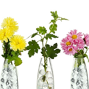 Hicarer 10000 Pieces Vase Filler Beads Gems Water Gel Beads Growing Crystal Pearls Wedding Centerpiece Decoration (Clear)