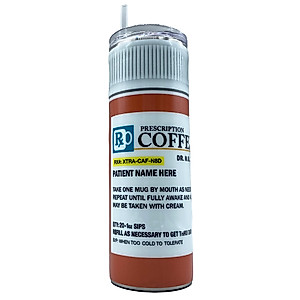 4CInk - Personalized Prescription Coffee Mug - Personalize it with a custom Name, Great for Birthdays, Holidays, Office Gift, Stocking Stuffer, Gag Gift for Doctor, Nurses, Pharmacists