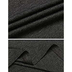 Ekouaer Deep V Neck Sleepshirt Sexy Cotton Nightshirt For Women, Gray, Large