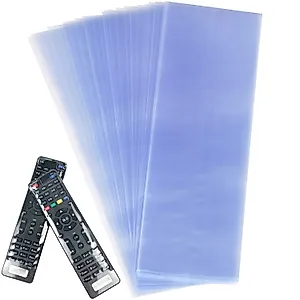 Morepack Remote Control Shrink Wrap Bags,2.7x8 Inches 100Pcs Remote Control Cover Protector,Dustproof and Waterproof
