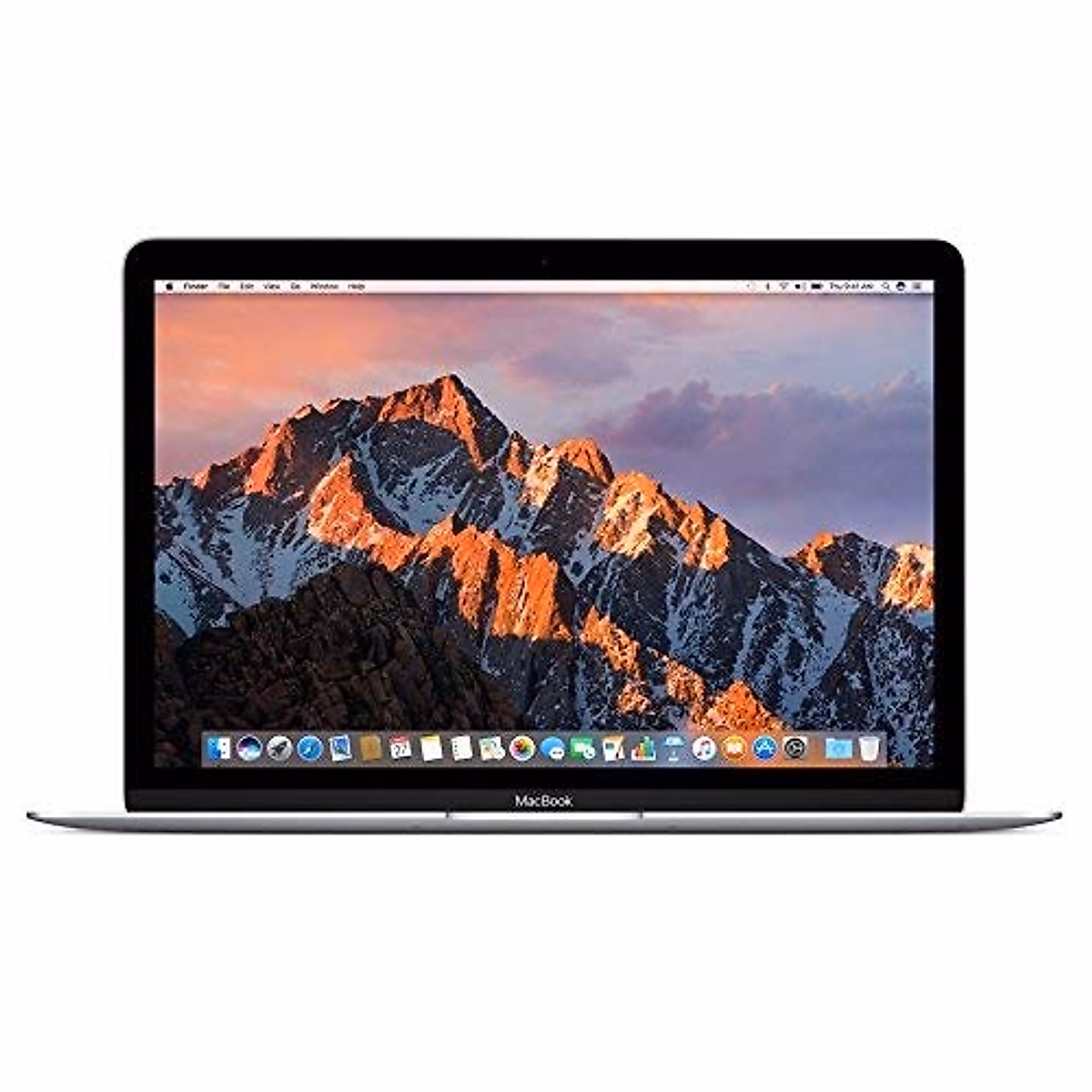 2017 Apple MacBook Laptop with Intel Core m3, 1.2GHz (MNYH2LL/A, 12in, Retina Display, Dual Core Processor, 8GB RAM, 256GB, Intel HD Graphics, Mac OS) - Silver (Renewed)