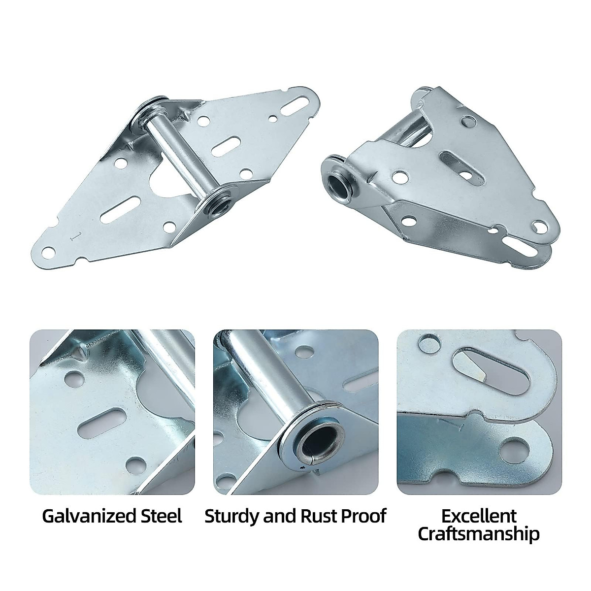 HOME MASTER HARDWARE Garage Door Hinge & Roller Tune Up Kit，Garage Door Hardware Kit for 16 x 7 or 18 x 7 Door